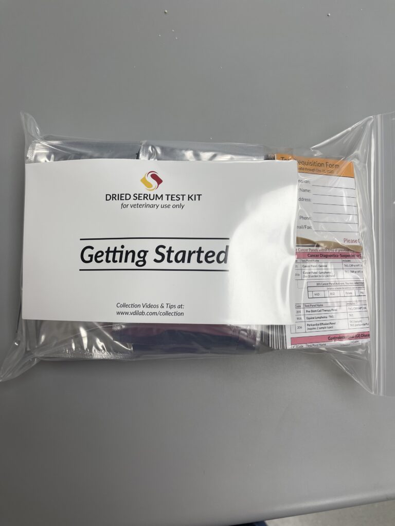Dried Serum Test Kit – Economy Packaging – VDI Laboratory, LLC
