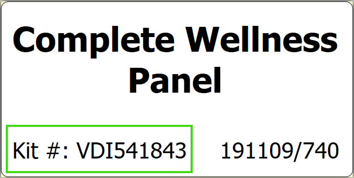 Register a Kit – VDI Laboratory, LLC